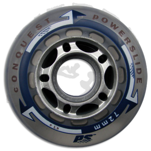 1 roue Powerslide Conquest 72mm/81A - Pierre qui Roule