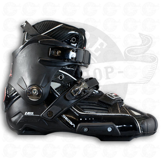 Boots Seba high black - Pierre qui Roule