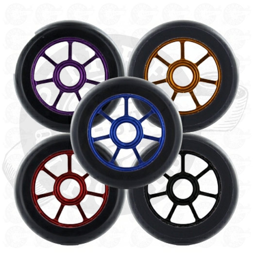 1 Roue Eagle 110mm Gomme noire - Pierre qui Roule