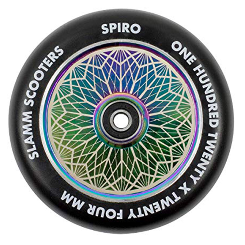 1 roue Slamm Spiro Hollow 120mm - Pierre qui Roule